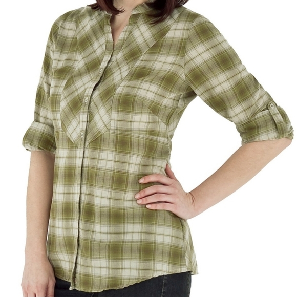 Royal Robbins | Tops | Nwot Royal Robbins Prairie Plaid Top | Poshmark